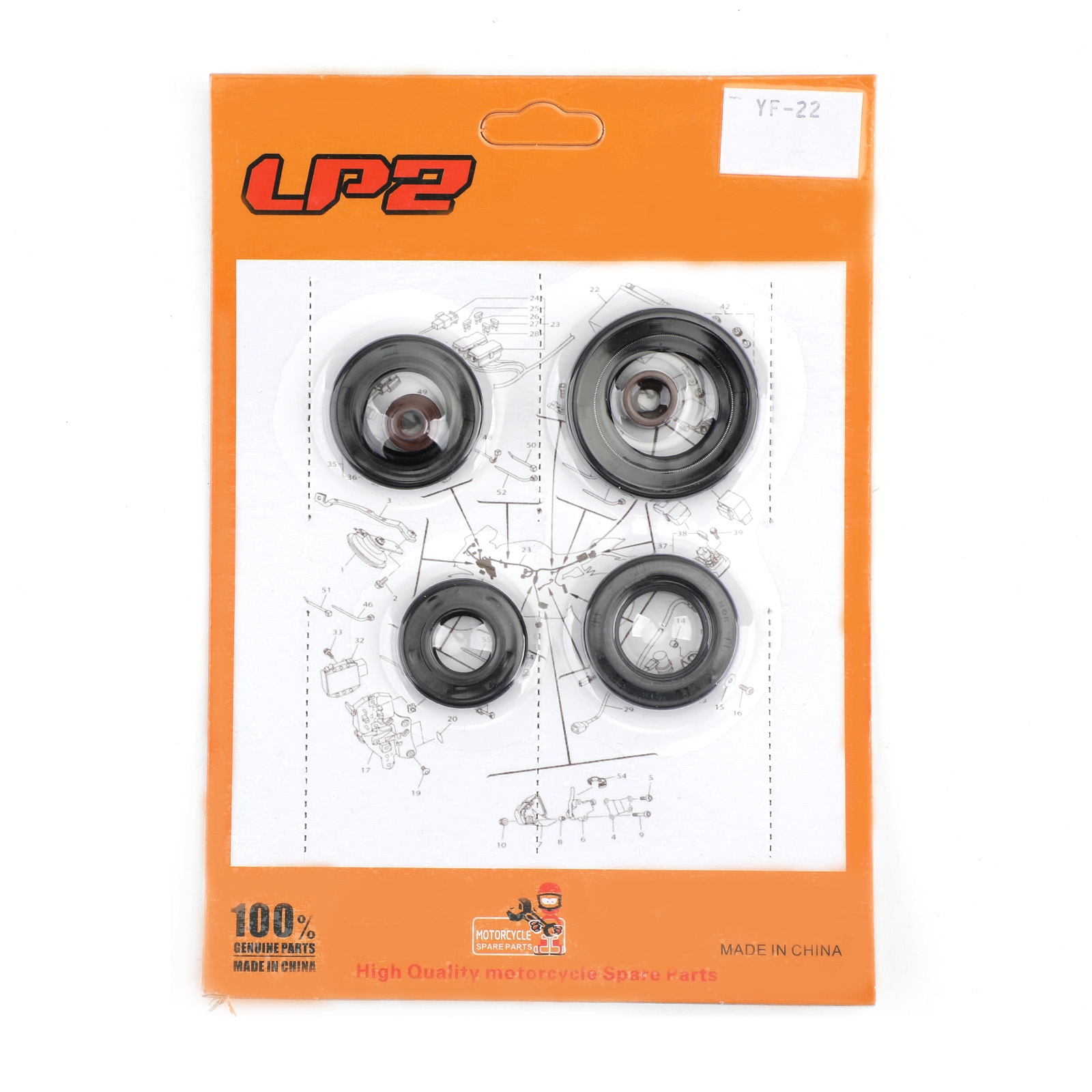 Motor Genic Complete Engine Oil Seal Crankcase Kit for Honda XR 100 ...