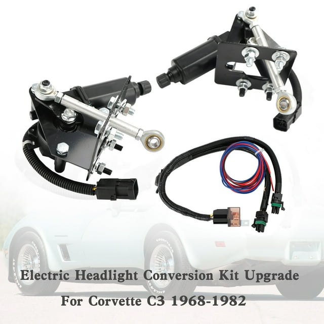 Motor Genic Electric Headlight Conversion Kit Upgrade For Corvette C3 ...