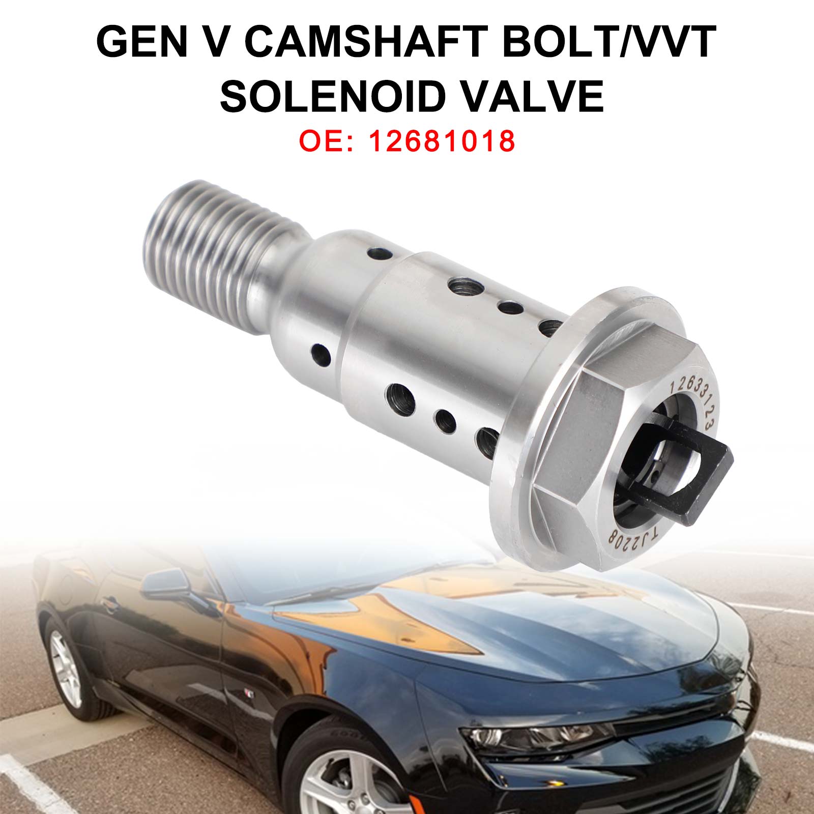 Motor Genic Gen V Camshaft Bolt/VVT Solenoid Valve 12681018 2014+ LT Engines 5.3 6.2 LT1 L83 ...