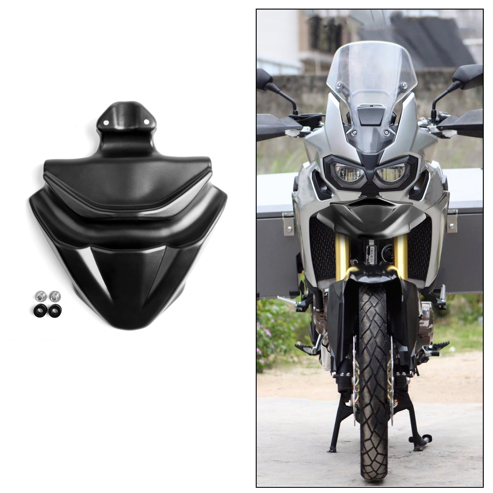 Motor Genic High Front Fender Beak Extension No Bar For Honda CRF1000L ...