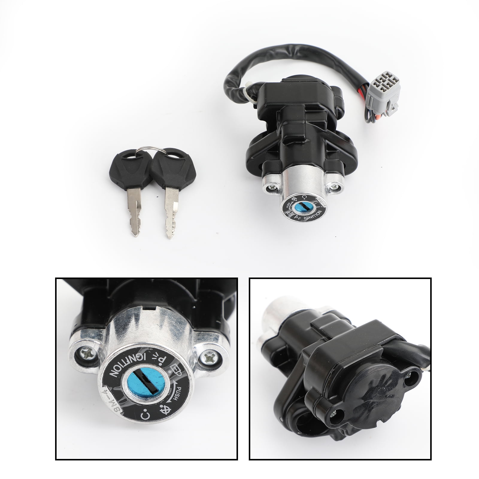Motor Genic Ignition Switch Lock & Keys For Suzuki GSF 650 1200 1250 ...