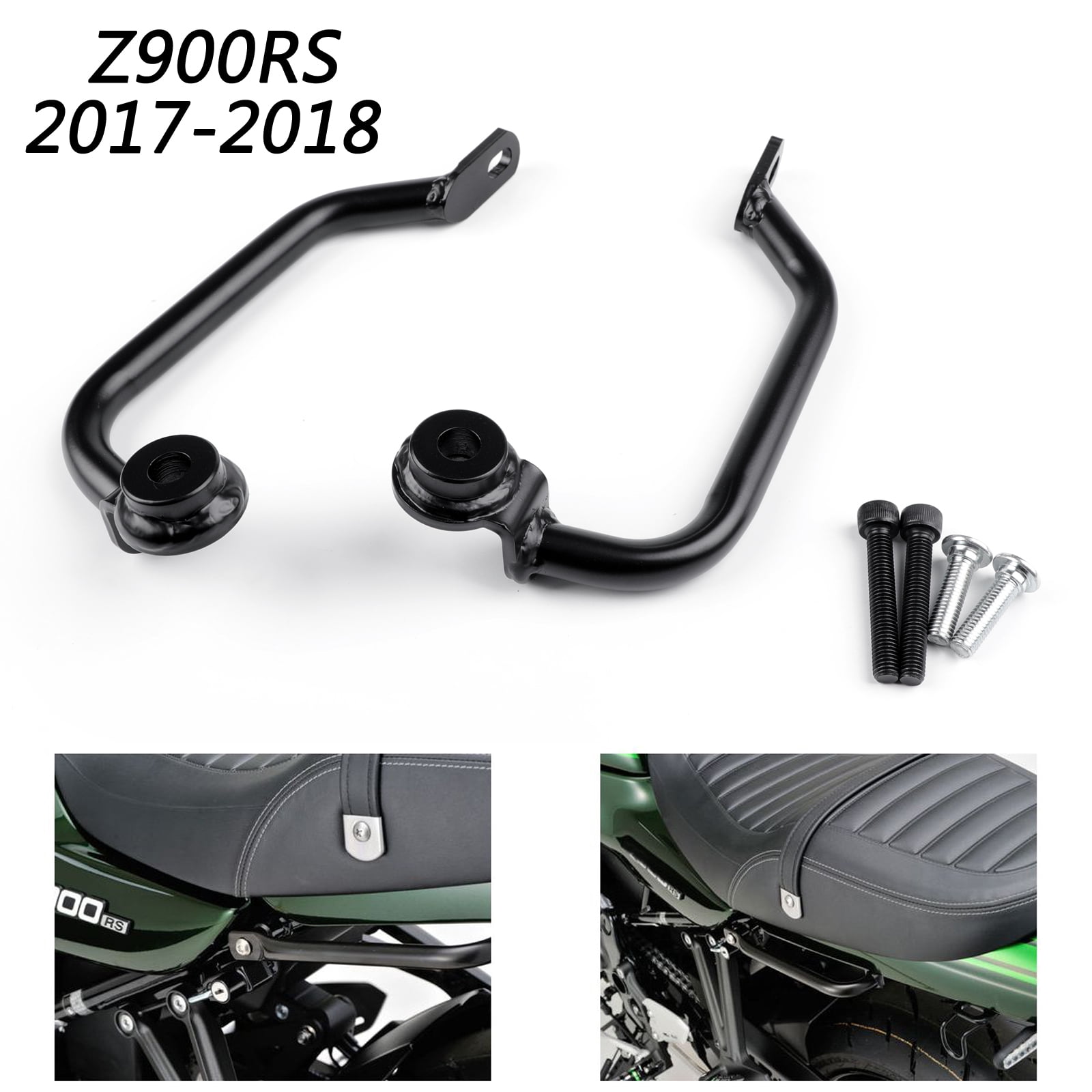 Motor Genic Passenger Rear Seat Handle Grab Bar Hand Rail For Kawasaki ...