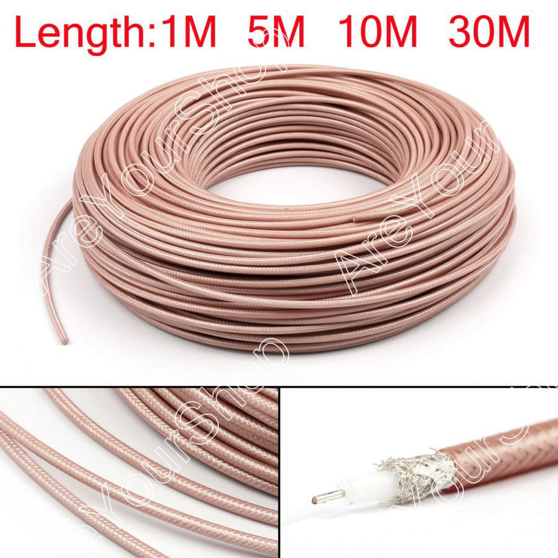 Motor Genic RG142 RF Coaxial Cable Connector 50ohm M17/60 RG-142 Coax Pigtail - Walmart.com