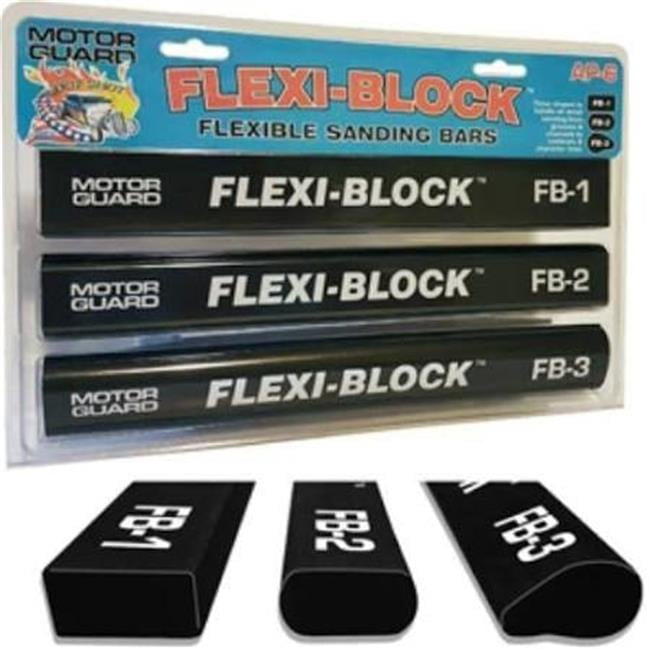 Motor Guard Flexi-Block Sanding Bar Assorted - 3 Piece - Walmart.com