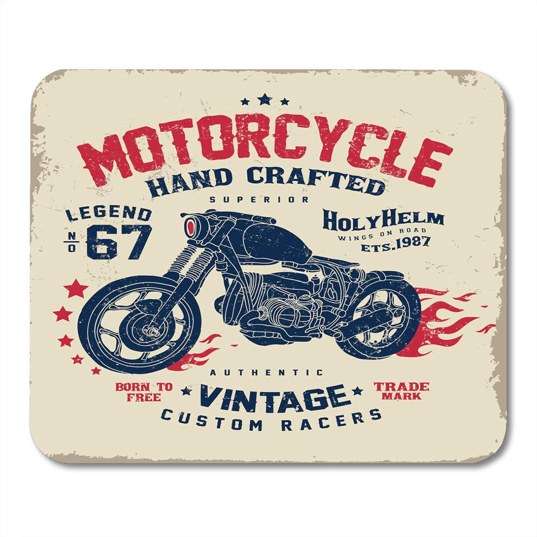 Motor Motorcycle Helmet Part Badge Bike Biker Mousepad Mouse Pad Mouse ...