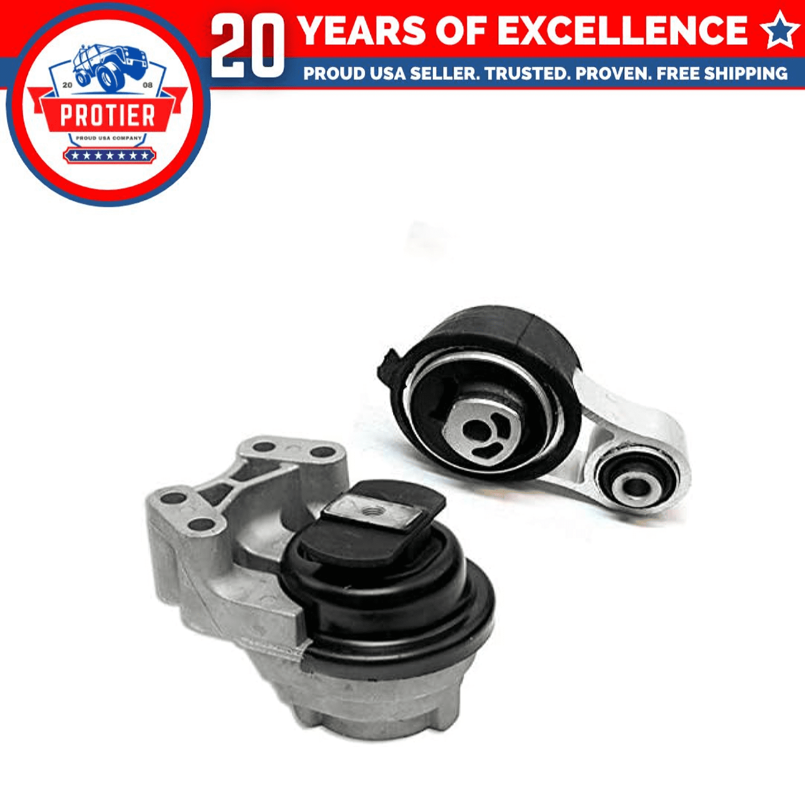 Motor Mount 2PCS Set Compatible for Compatible ford Edge Flex Taurus ...