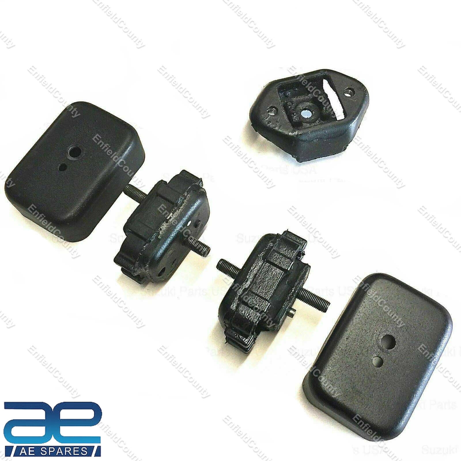Motor Mounts & Rear Transmission Mount OEM For Suzuki Samurai 1985-95 ...