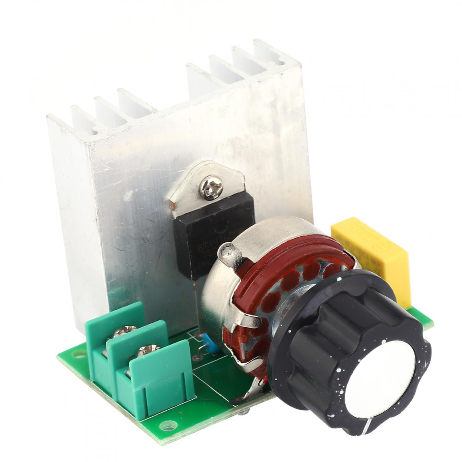 Motor Speed Controller 0-220VAC Adjustable Thyristor Voltage Regulator ...