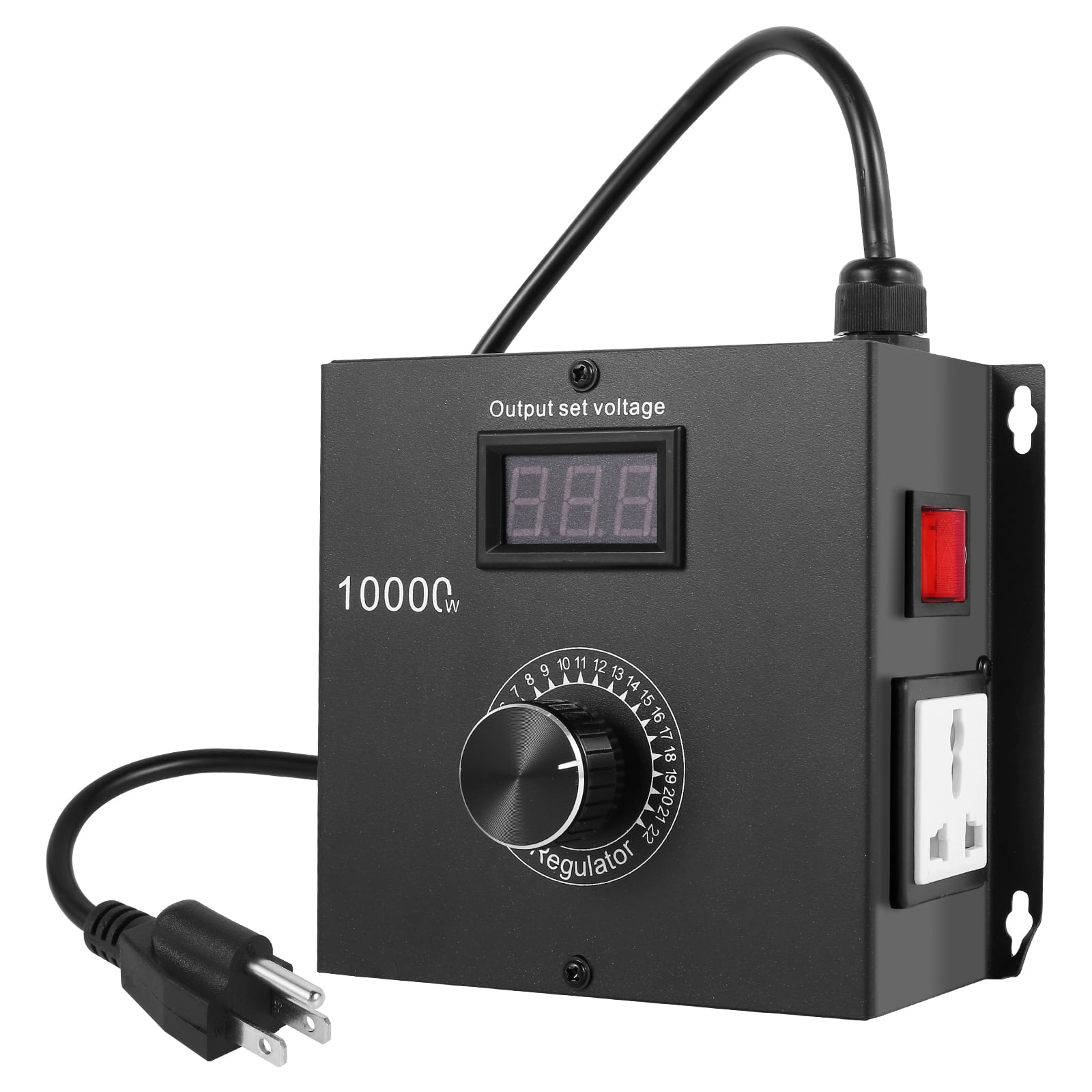 Motor Speed Controller 10000w Metal Volt Regulator Multipurpose Thermostat Dimmer Variable Speed
