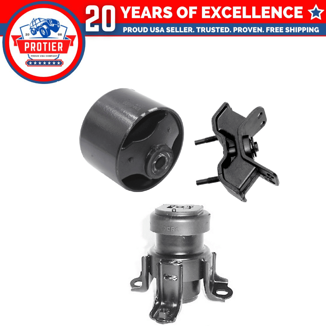 Motor & Trans Mount 3PCS Fit Lexus ES300/ Toyota Avalon/ Camry 3.0L ...