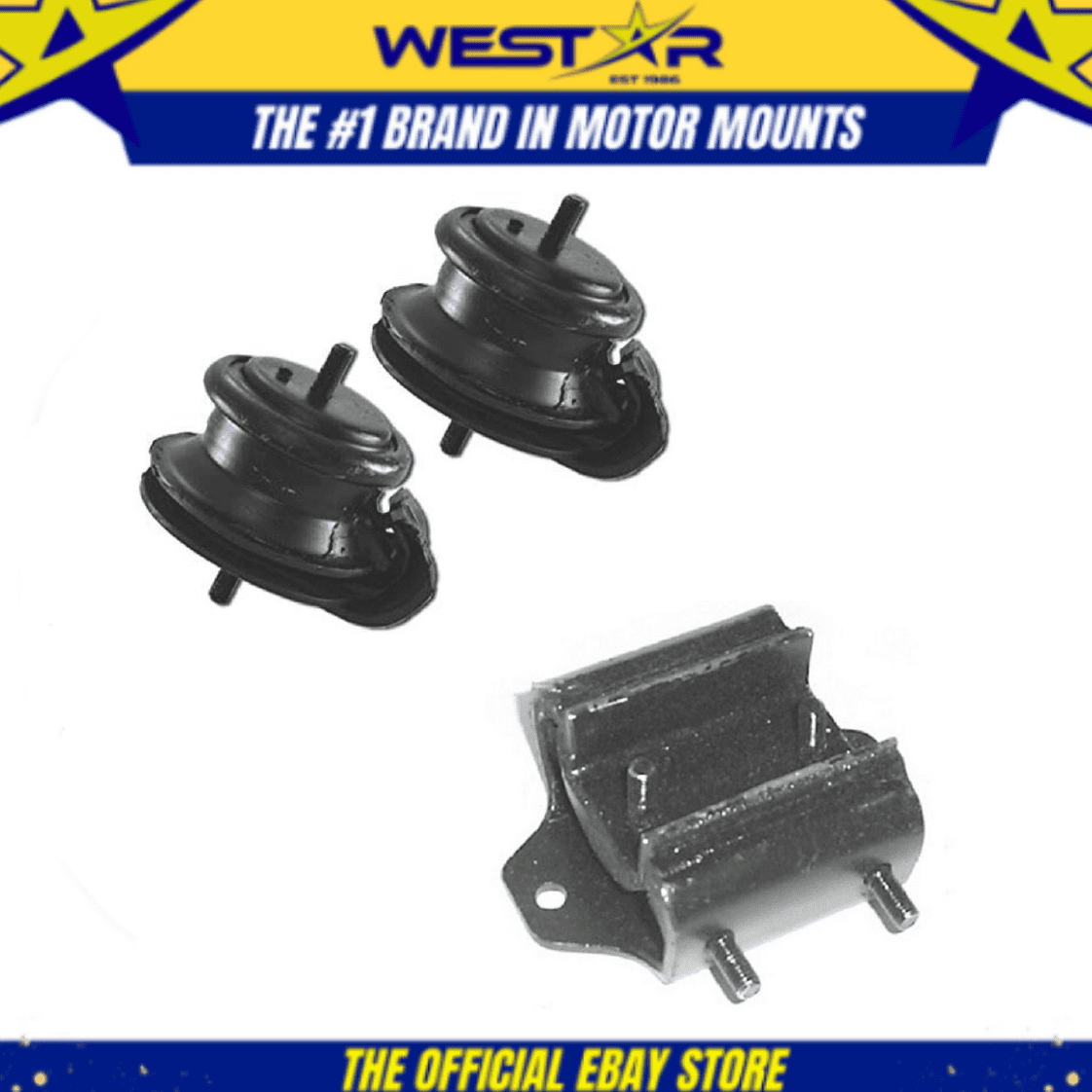 Motor & Trans Mount 3PCS Set for 1990-1996 Nissan 300ZX 3.0L Coupe ...