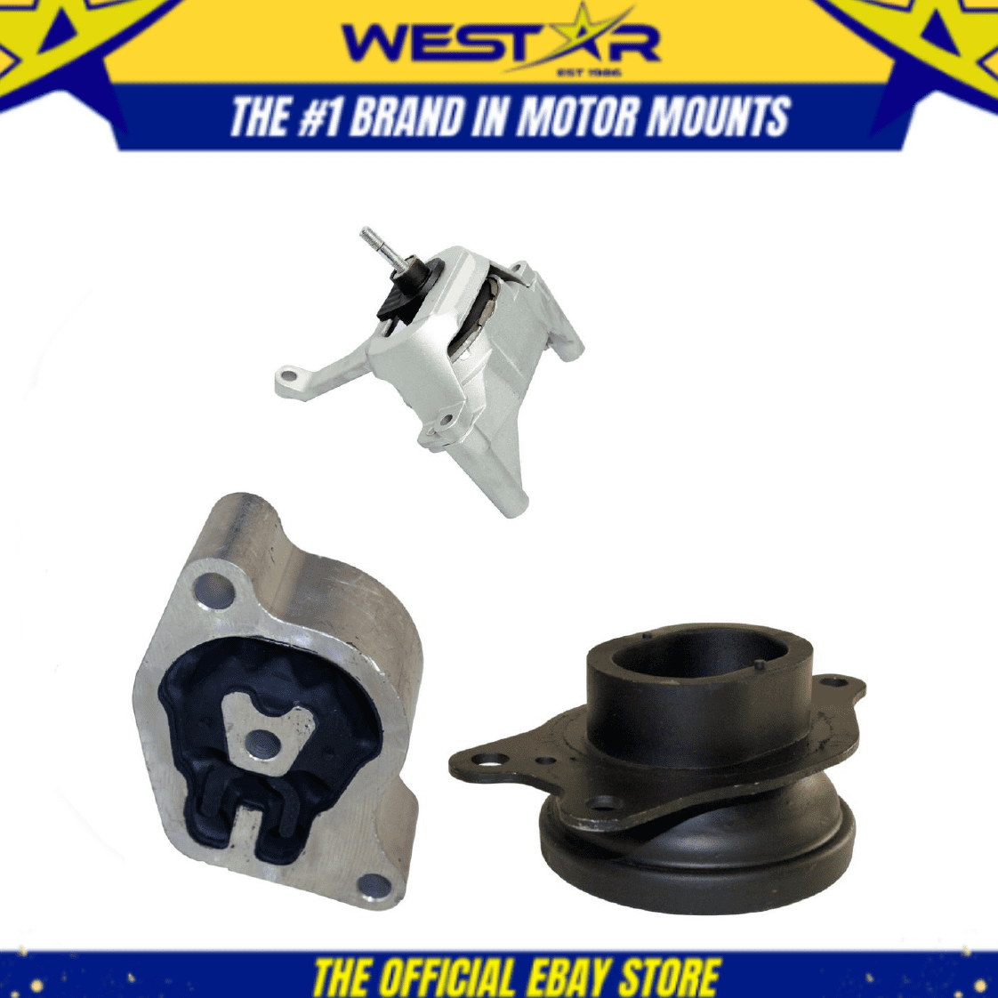 Motor & Trans Mount 3PCS Set for 2007-2012 Nissan Altima 2.5L Auto CVT ...