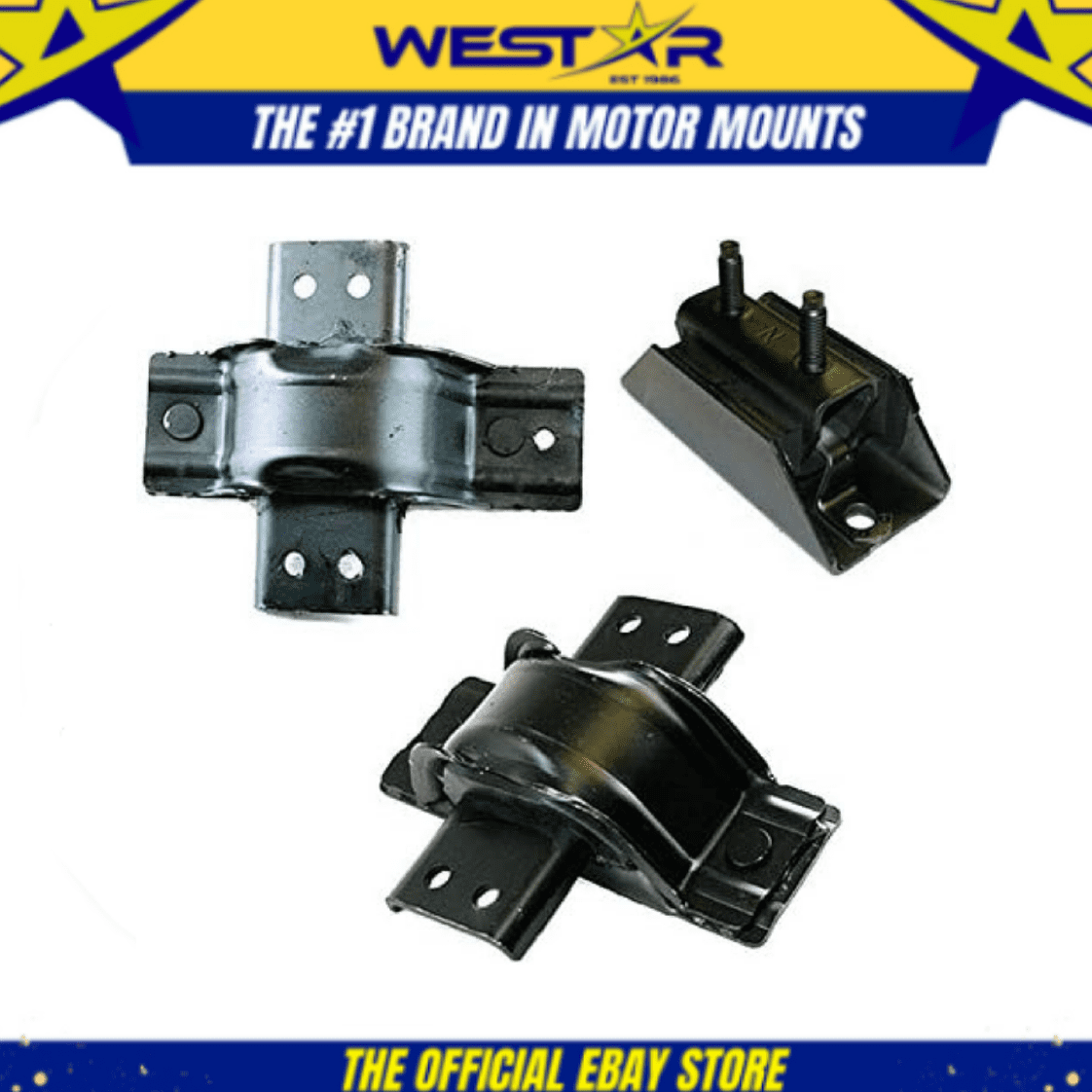 Motor & Trans Mount 3PCS for Ford F-250 Super Duty/ F-350 Super Duty ...