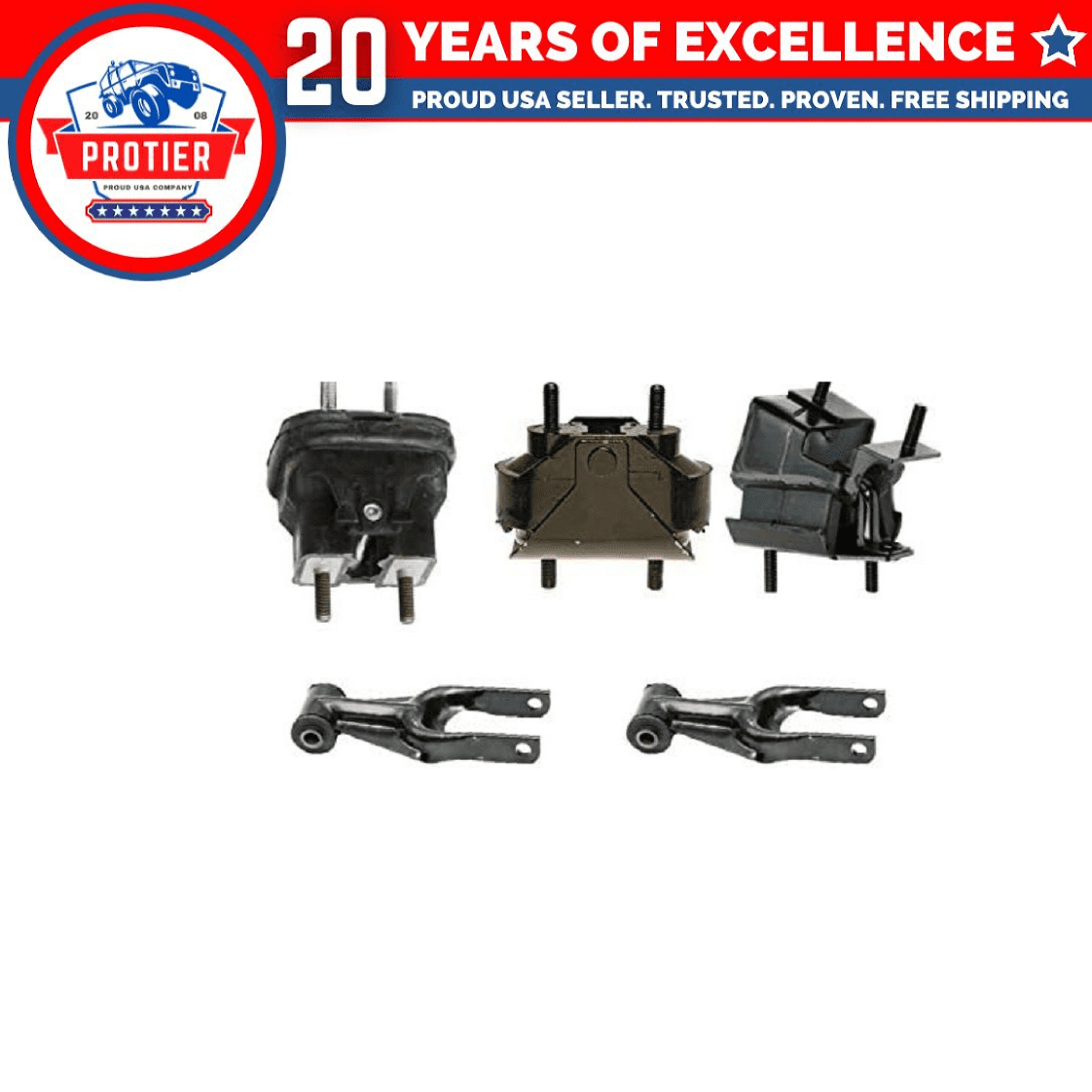Motor & Trans Mount 5PCS Set Fit 2006-2007 Chevrolet Monte Carlo 5.3L ...