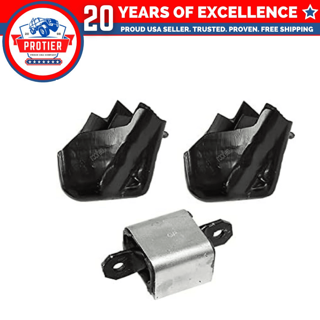 Motor & Trans Mount compatible with Dodge Sprinter2500 06-09 Set 3PCS ...