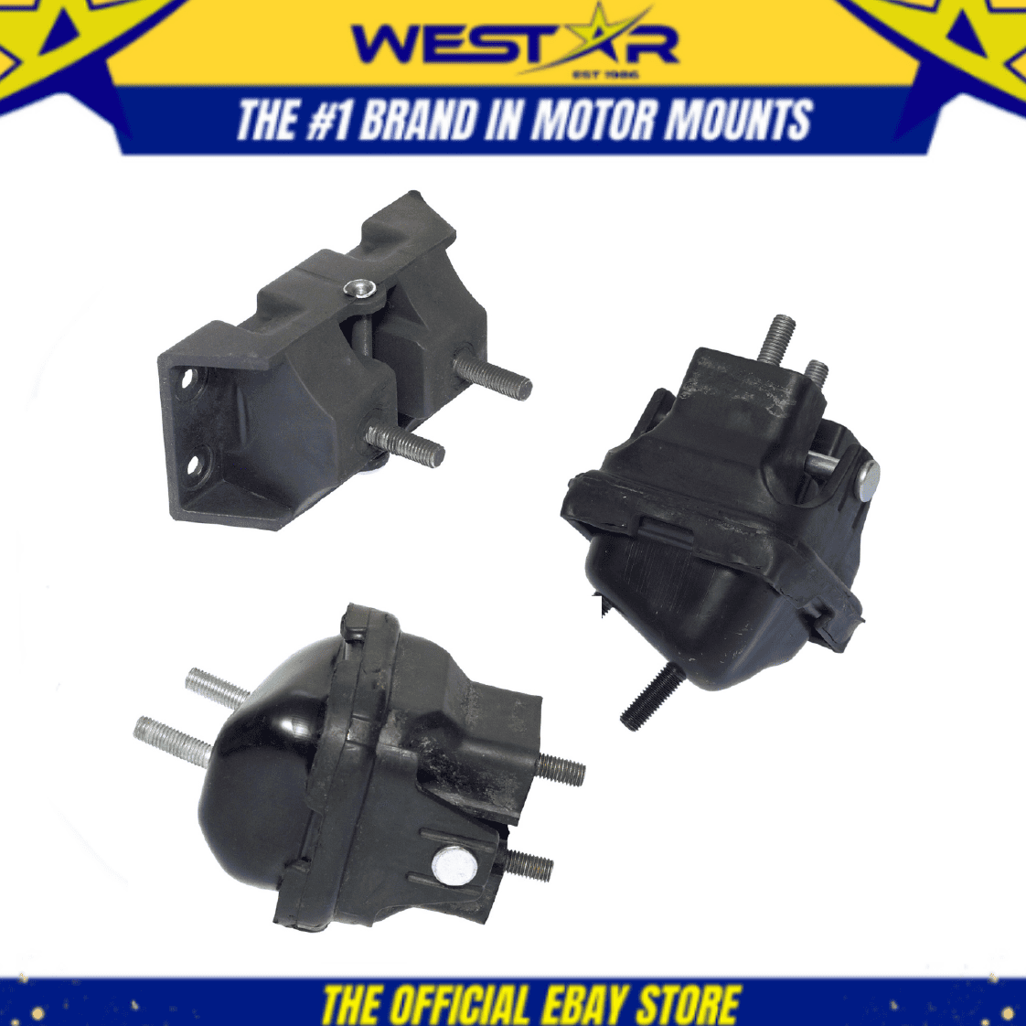 Motor & Trans Mount Set for 98-04 Dodge & Chrysler Intrepid / Concorde ...