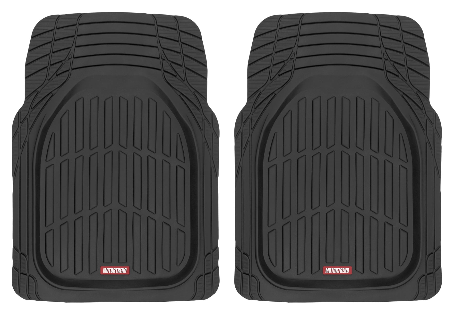 Motor Trend -2 Piece Front Car Floor Mats- Black FlexTough Contour ...