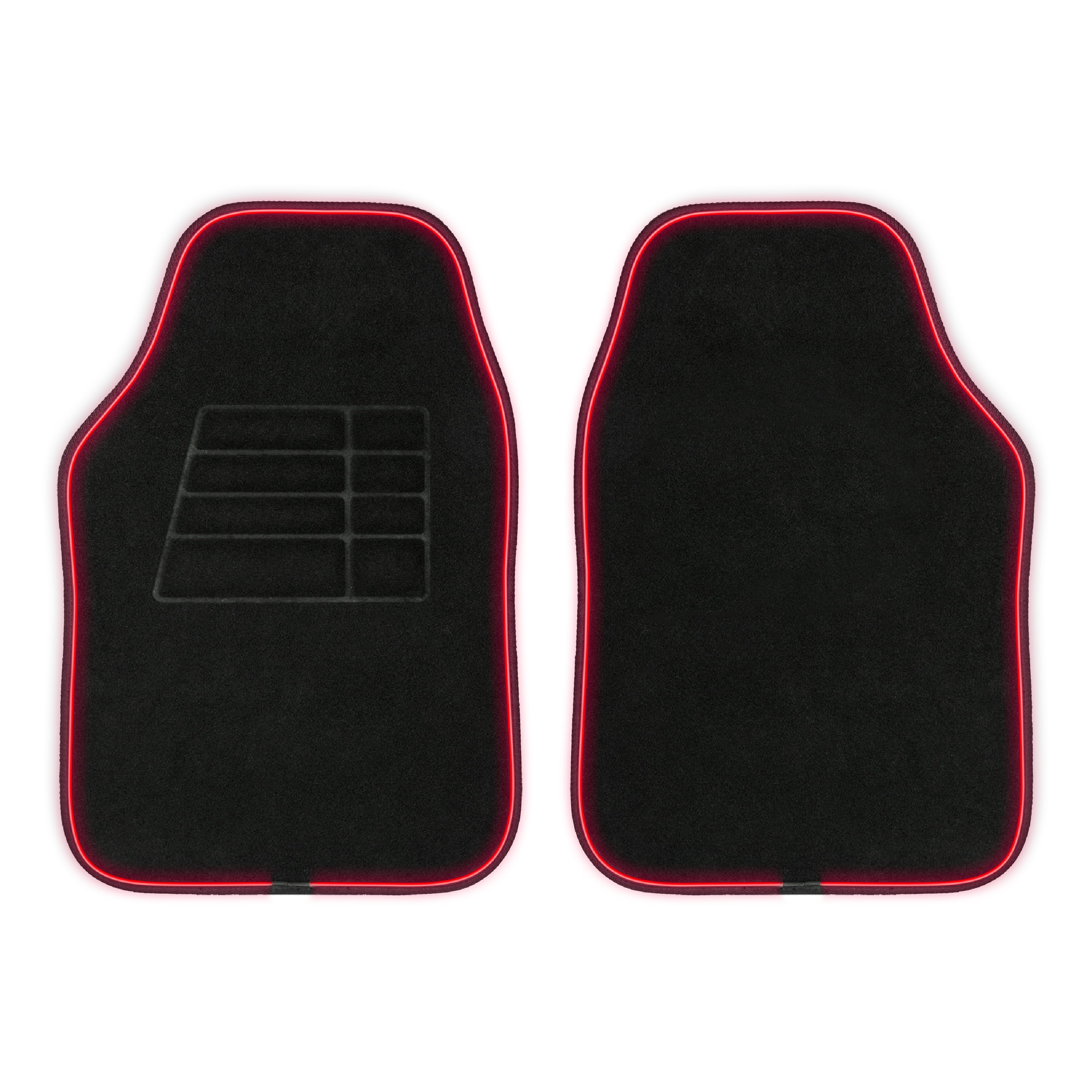 Motor Trend BrightLights LED Car Mats, Set of 2 - RGB Floor Mats for ...