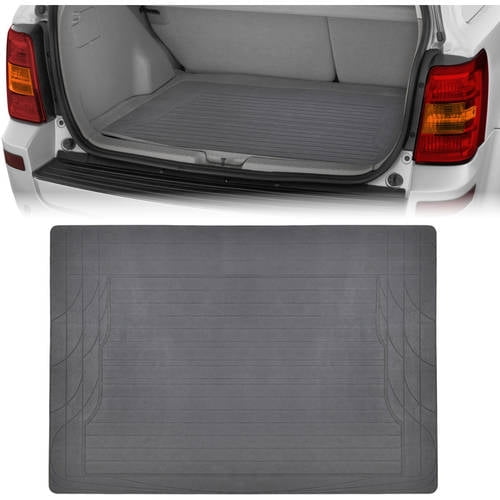 Motor Trend Cargo Trunk Floor Mat, Trimmable Utility Mat, Black ...