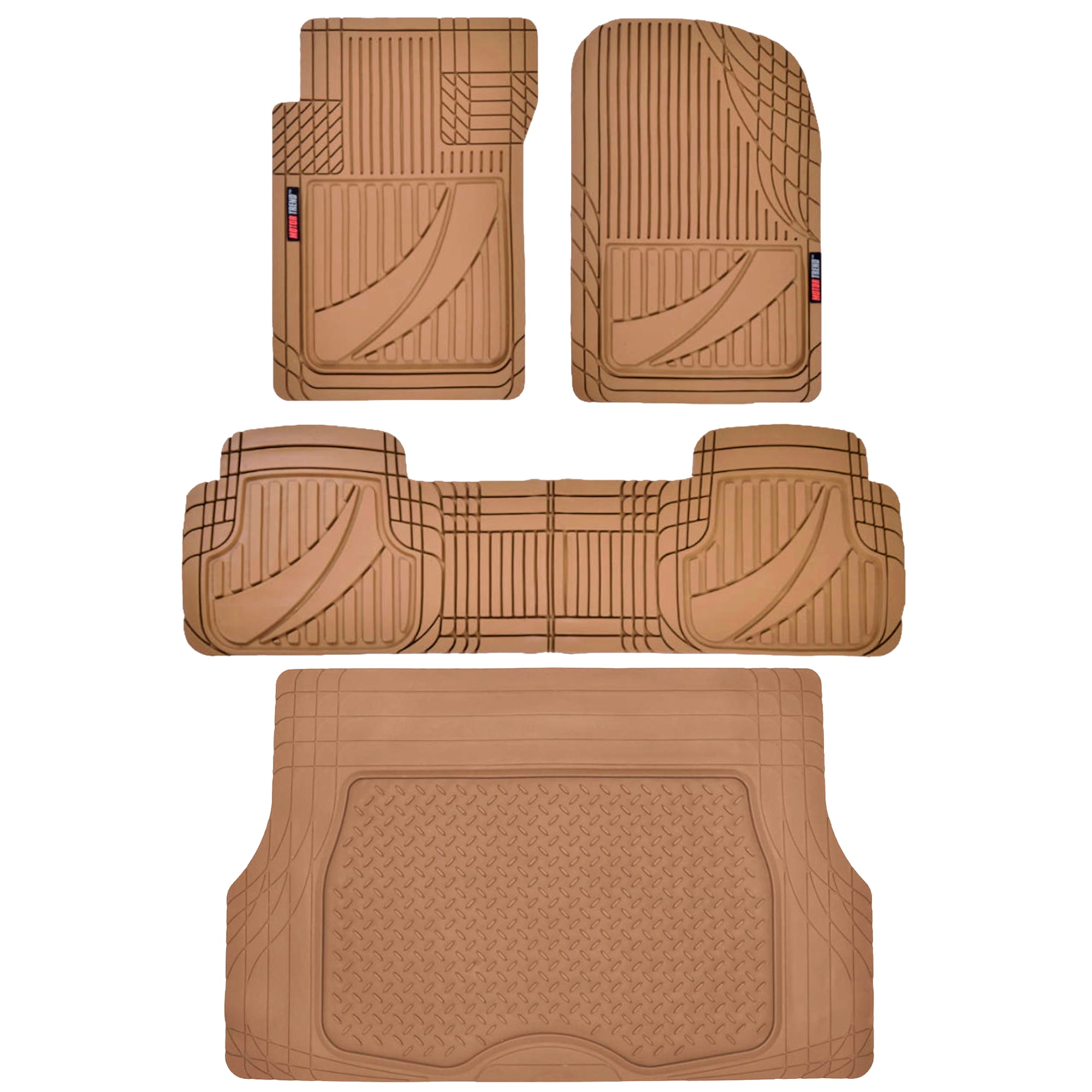 Motor Trend FlexTough Advanced Performance Car Floor Mats & Cargo Liner ...