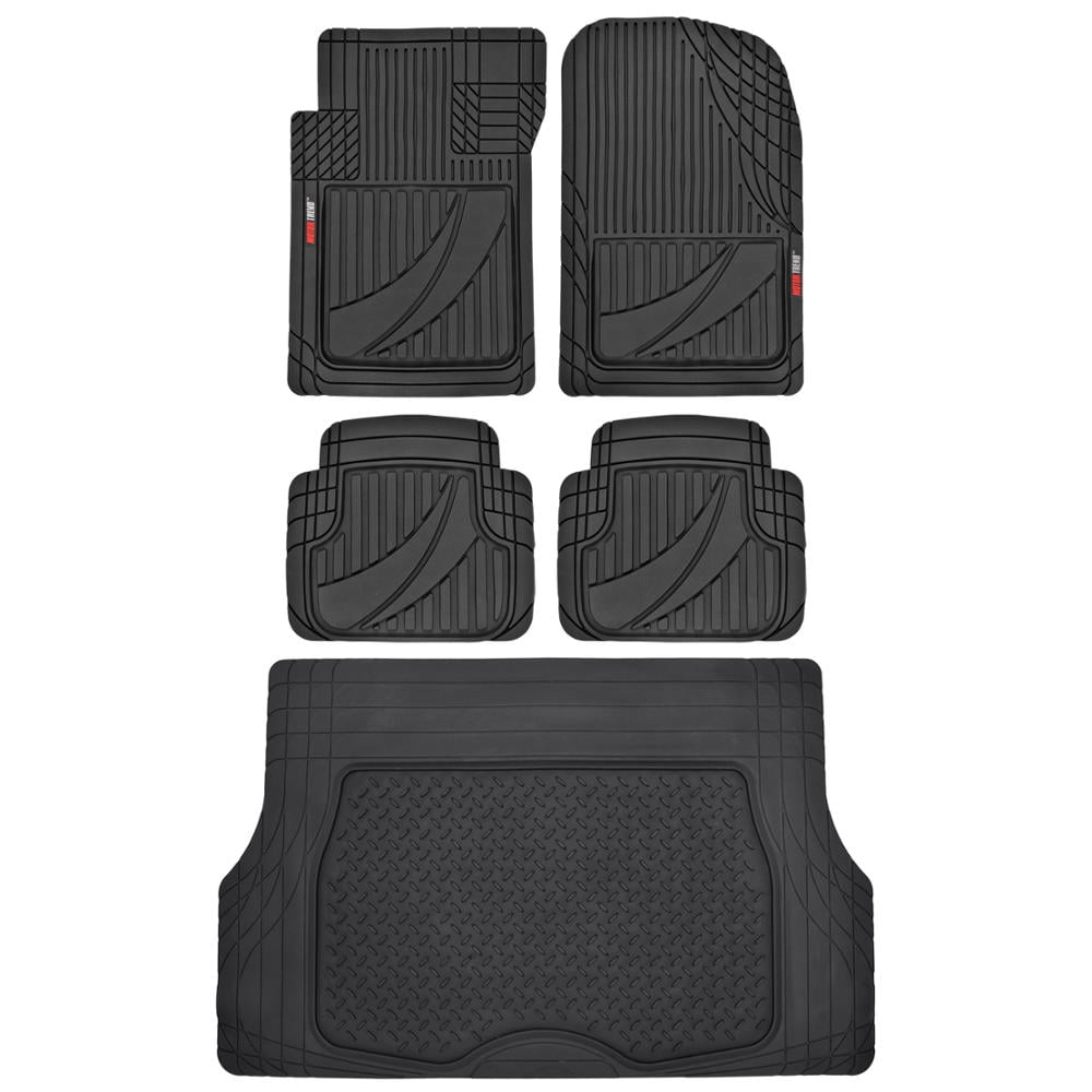 Motor Trend FlexTough Advanced Performance Liners - 5pc HD Rubber Floor ...