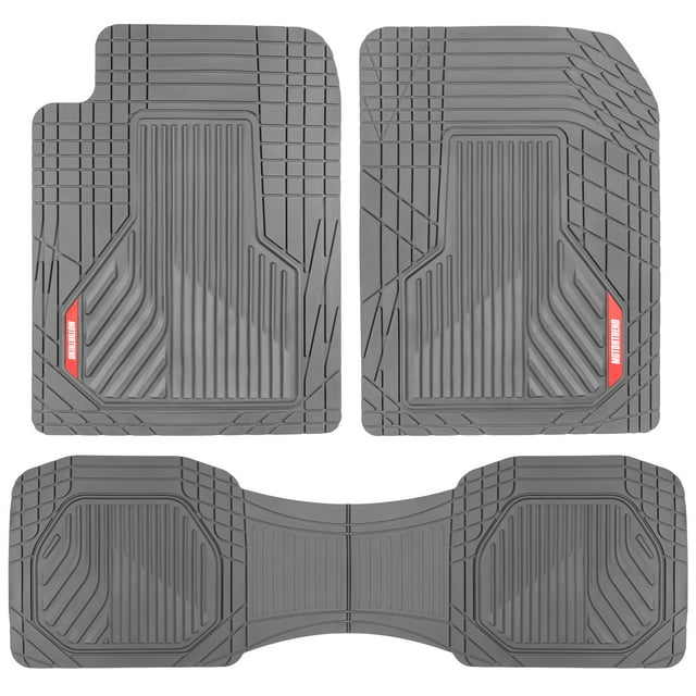 Motor Trend Floor Mats for Car, Truck, SUV - Raised Ridge Heavy Duty ...