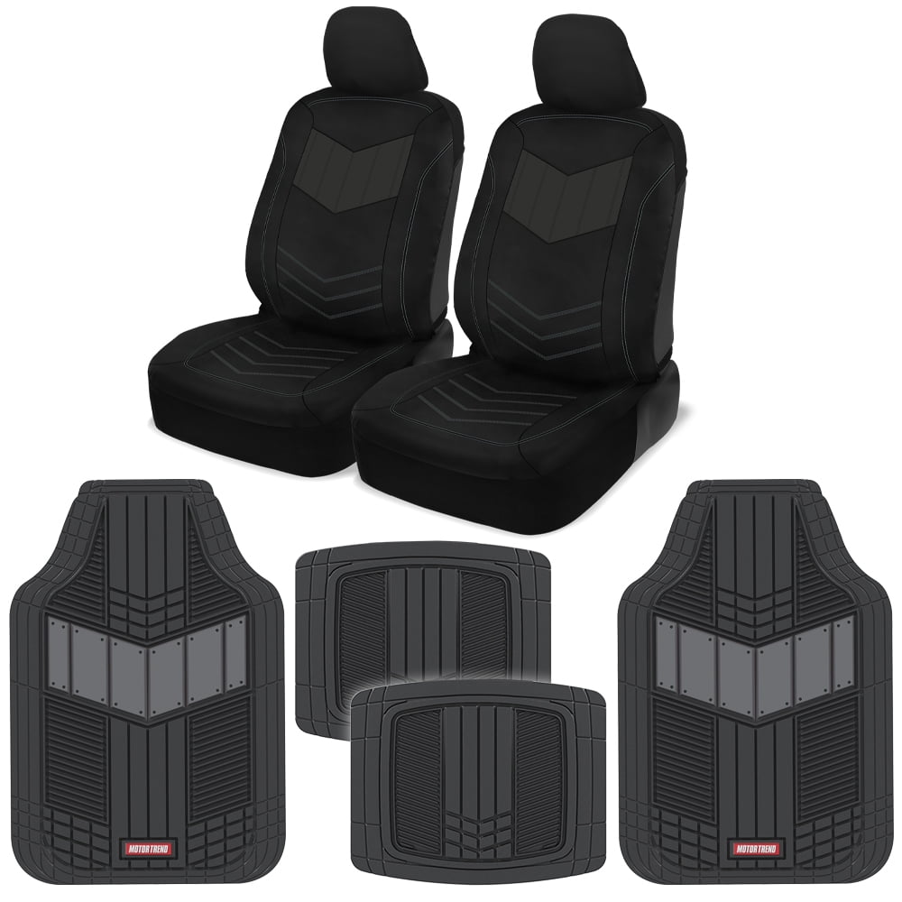 Motor Trend MTSC304MTSC688 ComfortPlush PU Leather Sideless Seat Covers ...