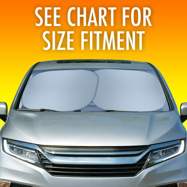 Motor Trend Pop Up Auto Car Sunshade for Windshield - 2 Pack Car SUV ...