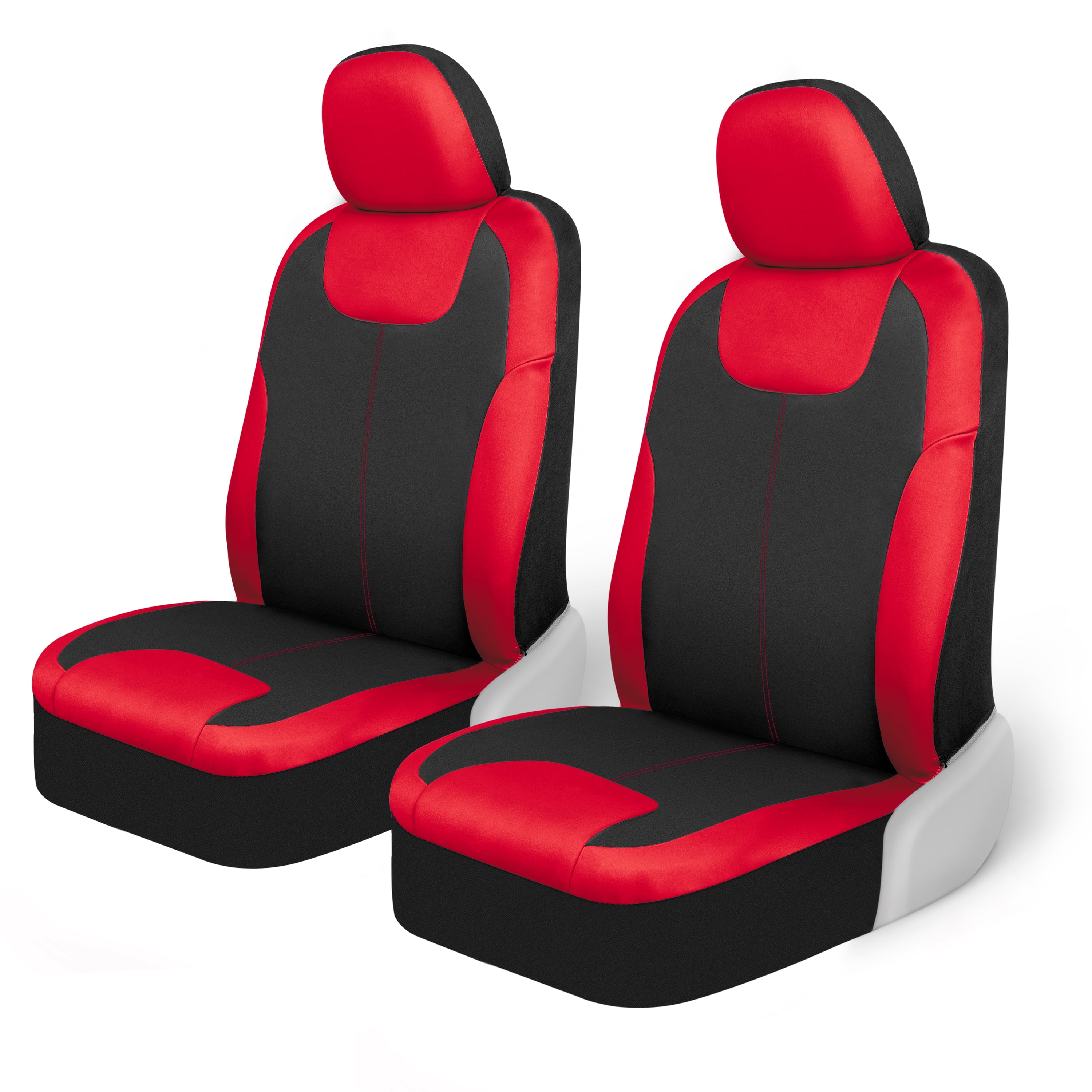 Motor Trend Red/Black Waterproof Seat Covers for Front Seats – Premium ...