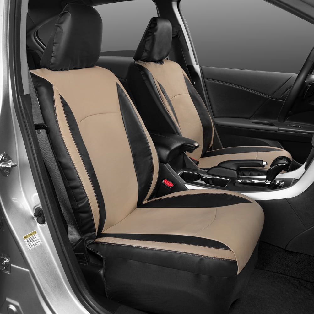 Motor Trend Snake Eyes Faux Leather Car Seat Covers, Universal Fit ...