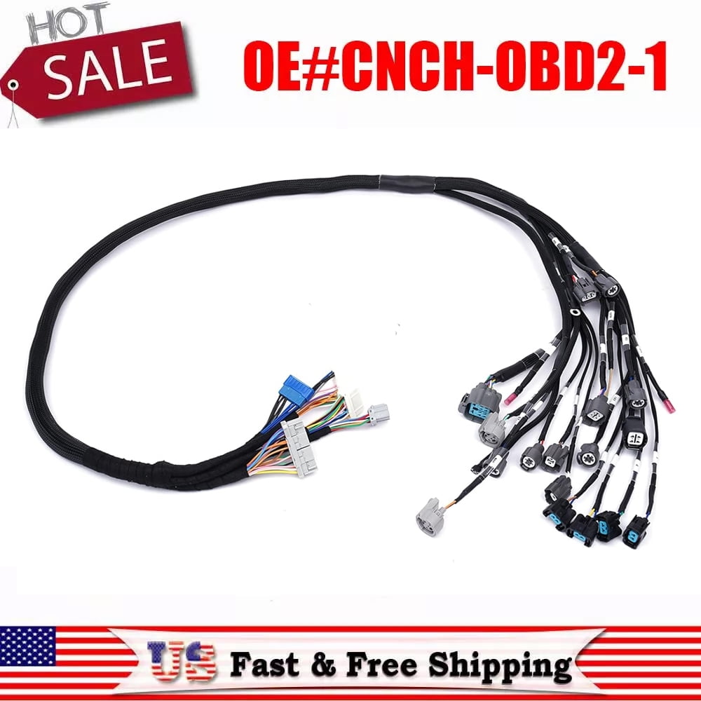 Motor Wiring Harness Engine For Honda Civic Integra B/D Series B16 B18 ...