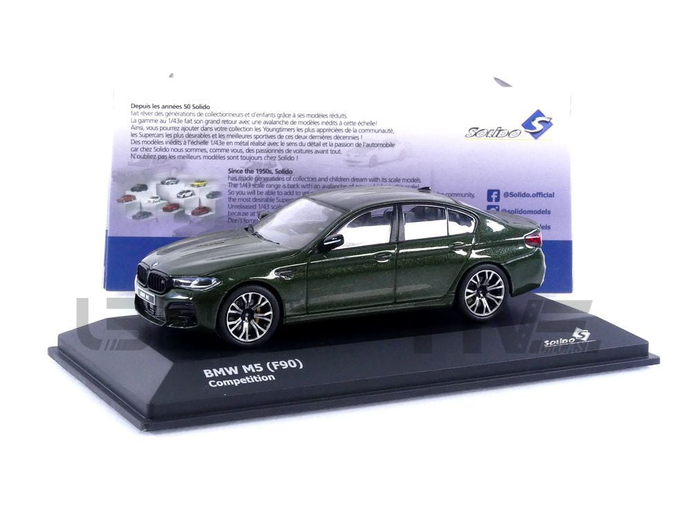 Motor city classics SOLIDO 1/43 BMW M5 Competition San Remo Green - Walmart.com