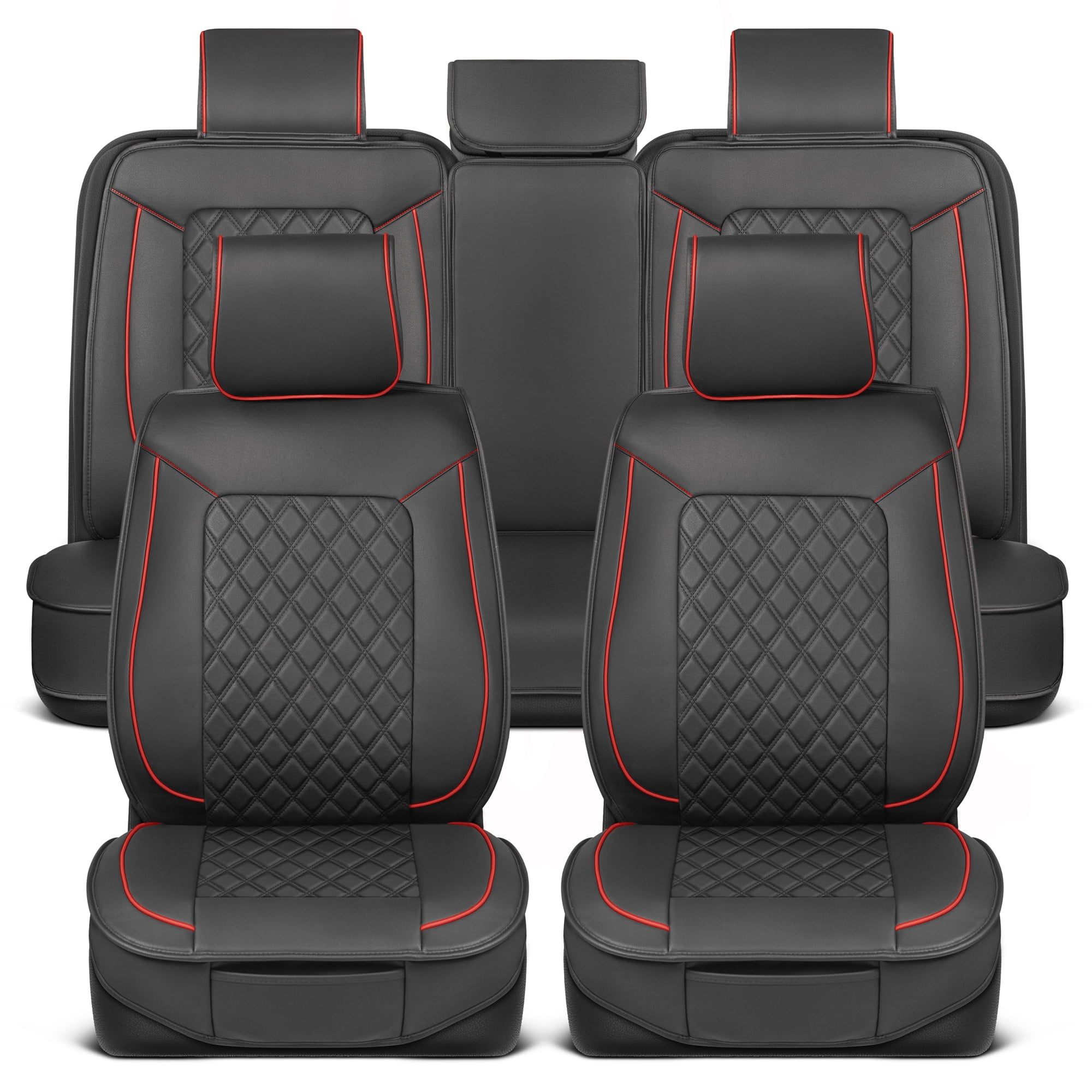 MotorBox Prestige Faux Leather Seat Covers - Semi-Custom Fit Car Seat ...