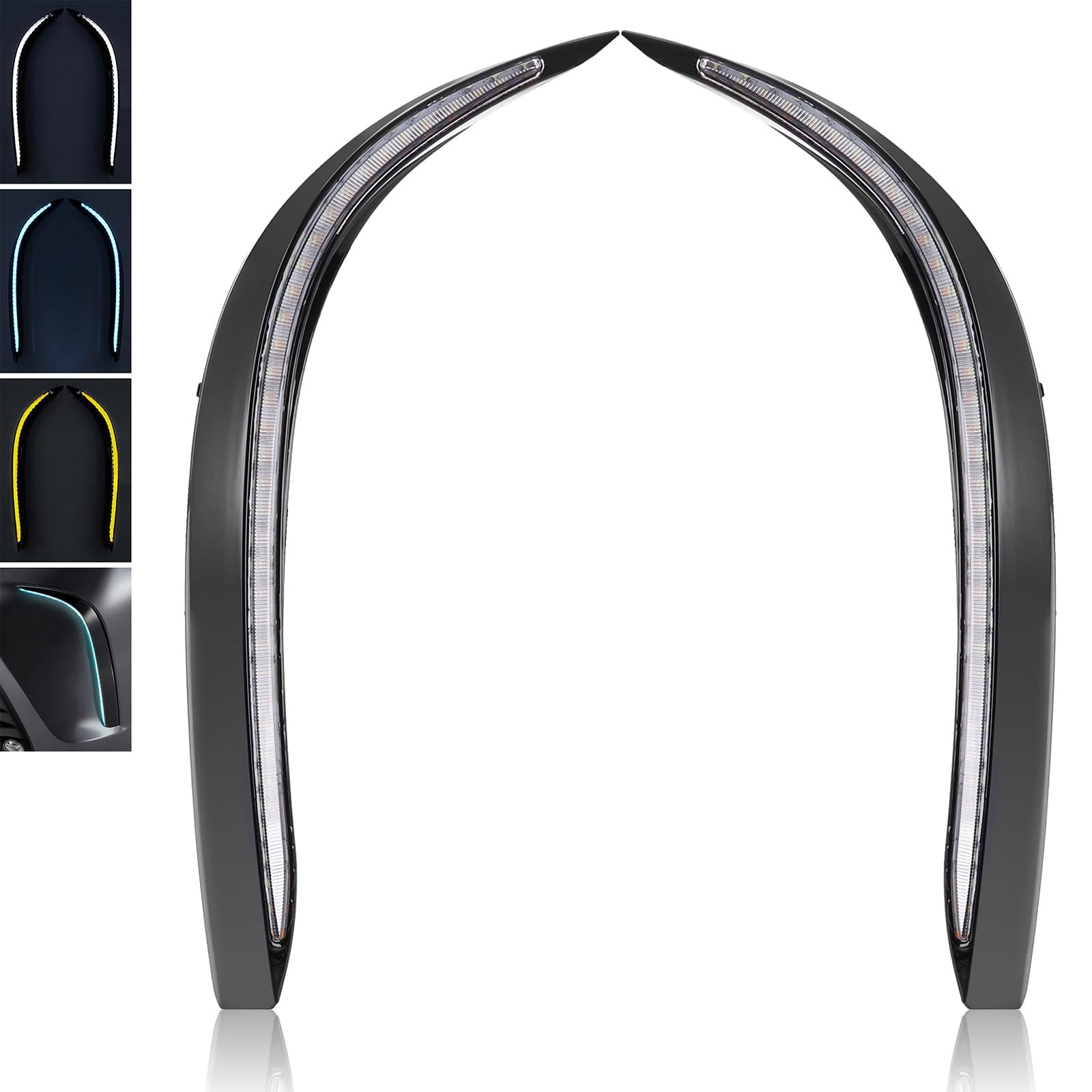 MotorFansClub 3 Color LED CM31 Daytime Running Light Fit for Highlander ...