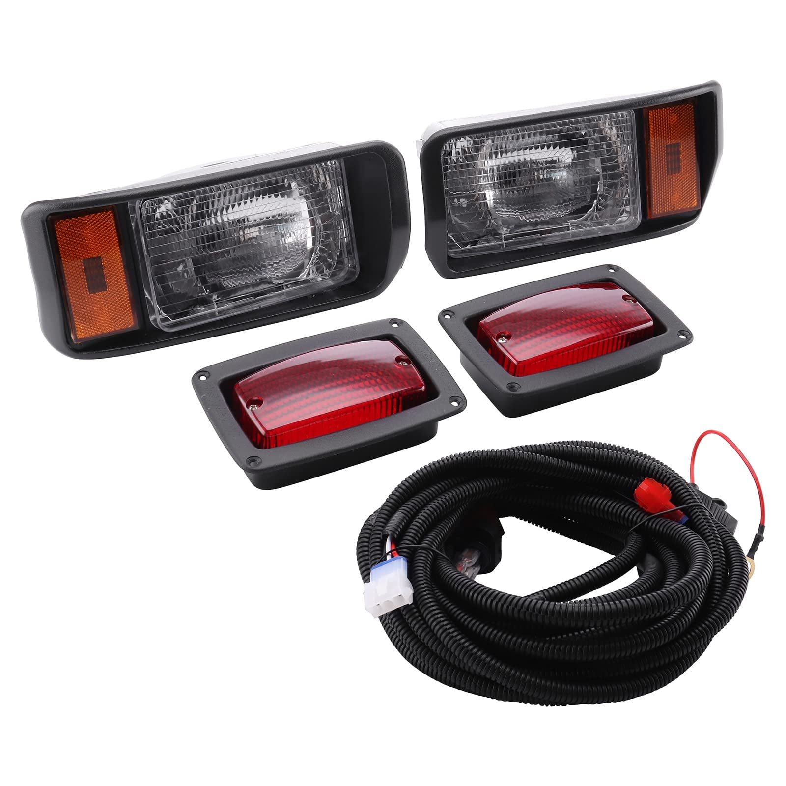 MotorFansClub LED Headlight Tail Light Kit Fit for Club Car DS Golf ...