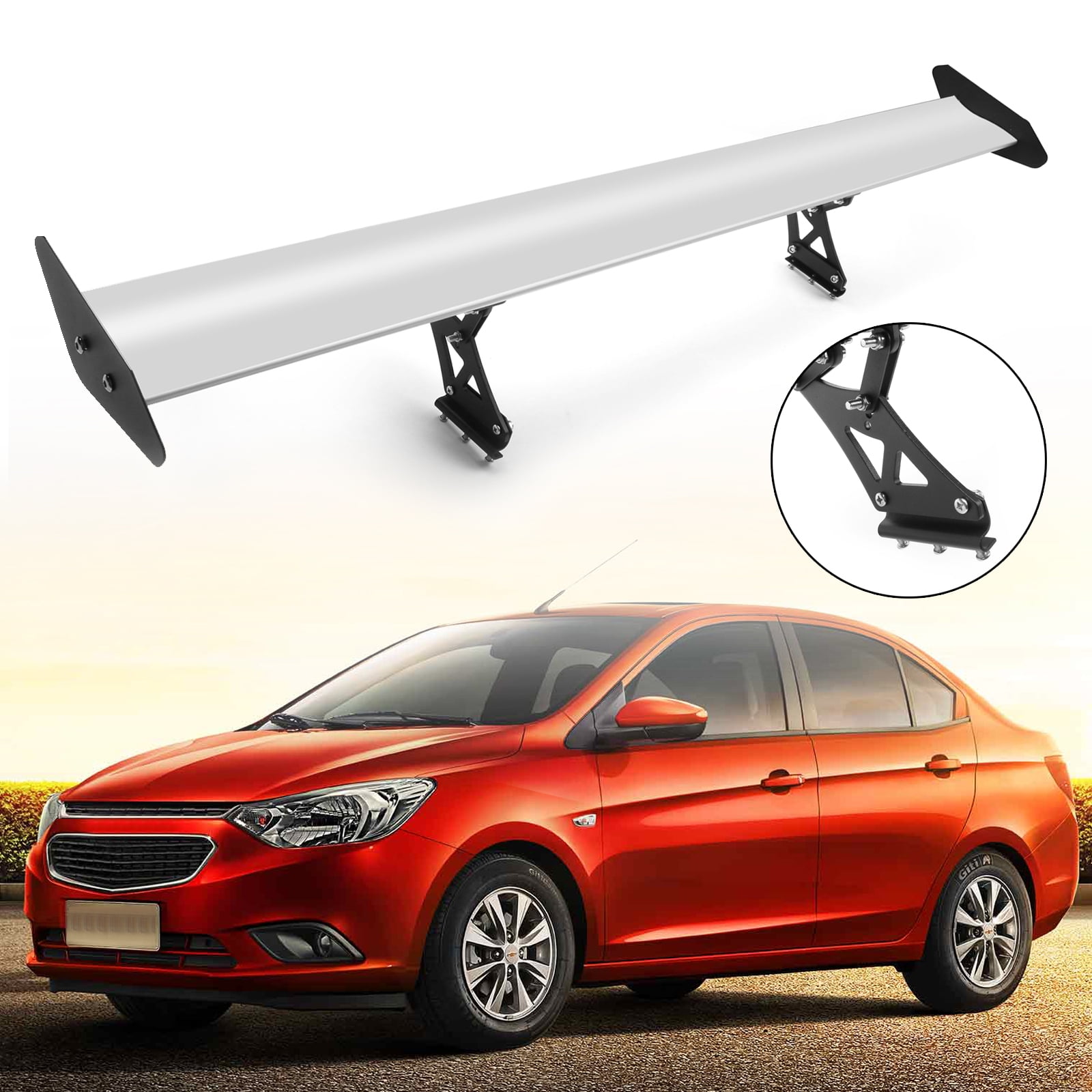 MotorGenic 135cm Universal Hatch Adjustable Aluminum GT Rear Trunk ...