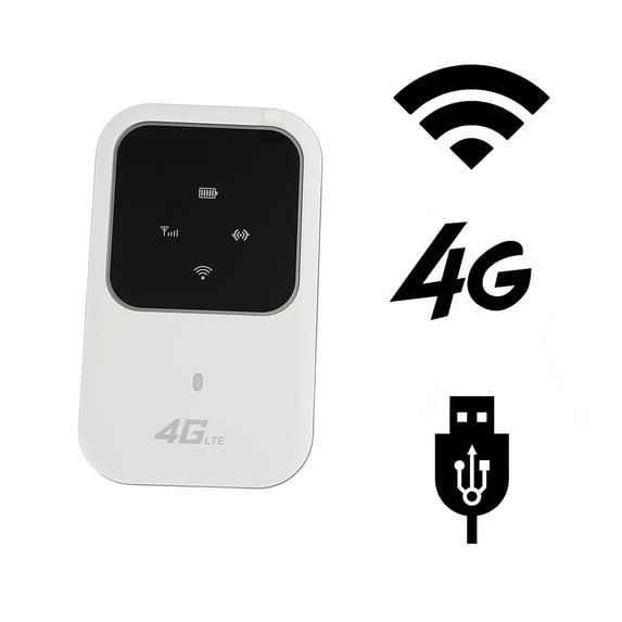 Wireless Unlocked 4G LTE Mobile Hotspot: Portable WiFi Router with SIM ...