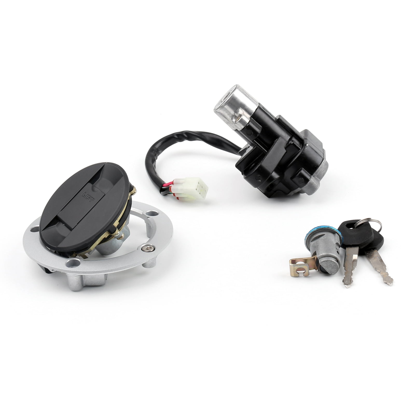 MotorGenic Ignition Switch Lock & Fuel Gas Cap Key Set for Suzuki GSXR ...