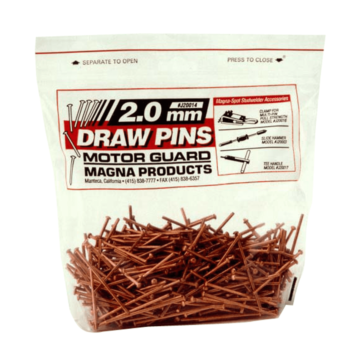 MotorGuard Draw Pins Automotive Specialty Parts, 2.0mm - Walmart.com