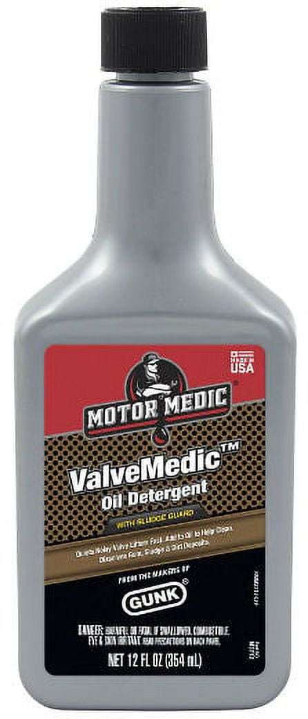 MotorMedic M3712 Valve Medic Engine Oil Detergent, 12 Oz, Each ...