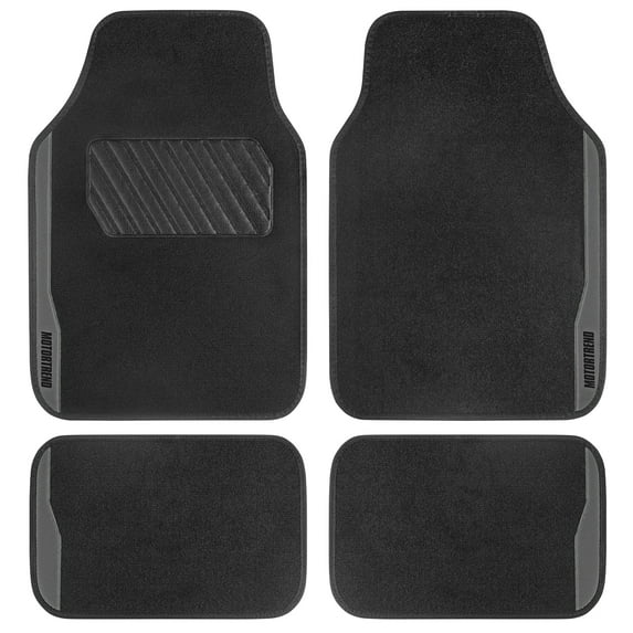 MotorTrend SpeedSeries Carpet Car Floor Mats Set - Universal Fit for ...