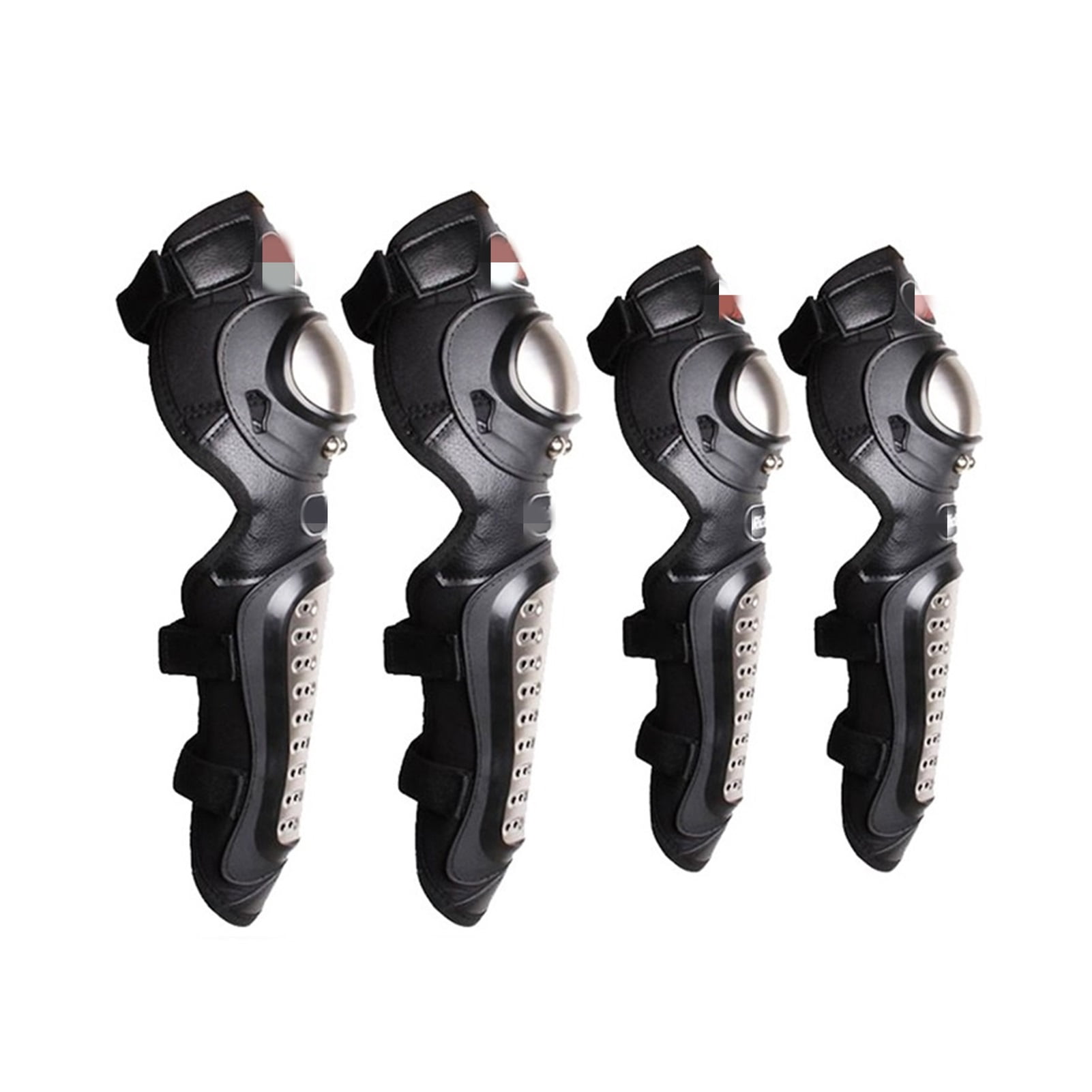 Motorbike Kit Knee & Elbow Protector Shield Pads Stainless Pads Racing ...