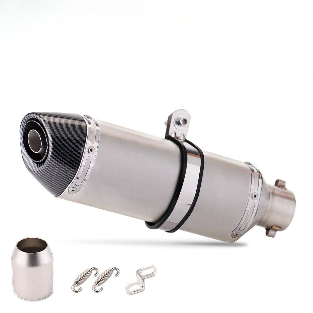 Motorbike Modified Exhaust Pipe R77 Small Four-Corner Imitation Carbon ...
