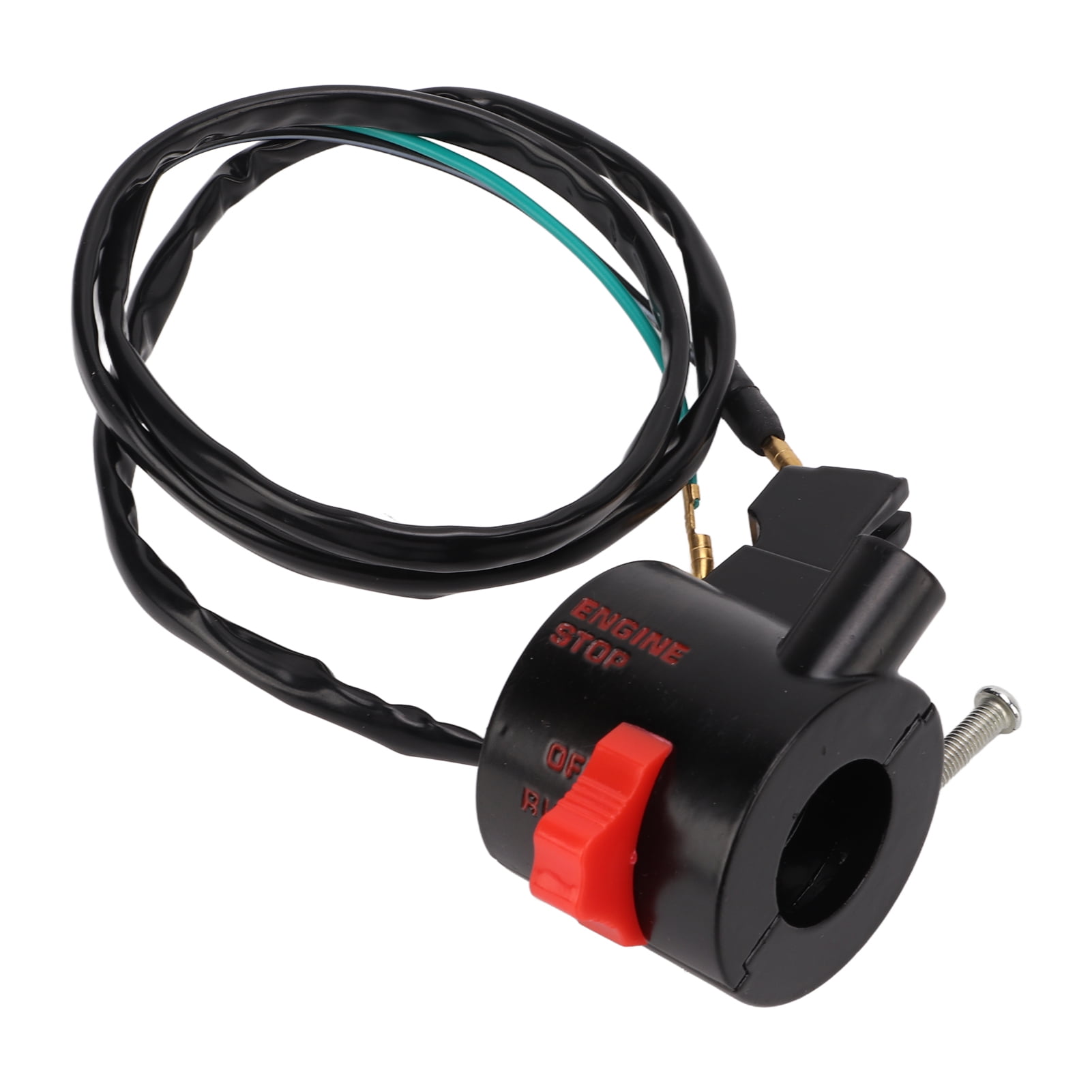Motorbike Right Handlebar Kill Stop Switch with Throttle Housing 35013 ...