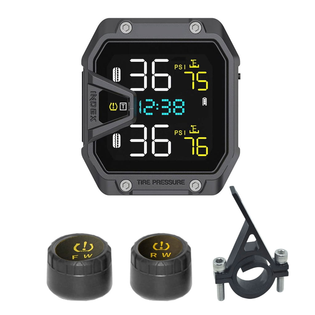 Motorbike Tyre Monitor Systems Tire Temperature Alarm TPMS Tire ...