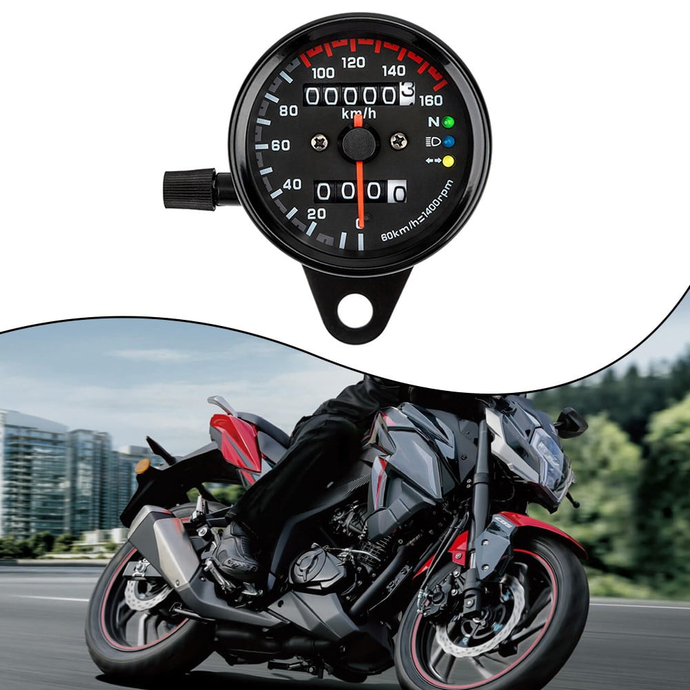 Motorbike With LED Signal Light Motorcycle Speedometer Indicator ...