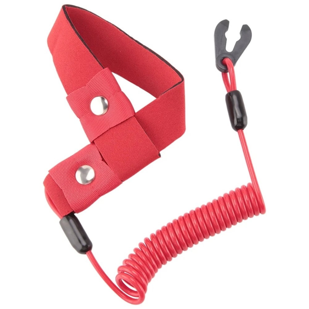 Motorboat Engine Emergency Stop Band Cord Rope Stop Switch for YAMAHA ...