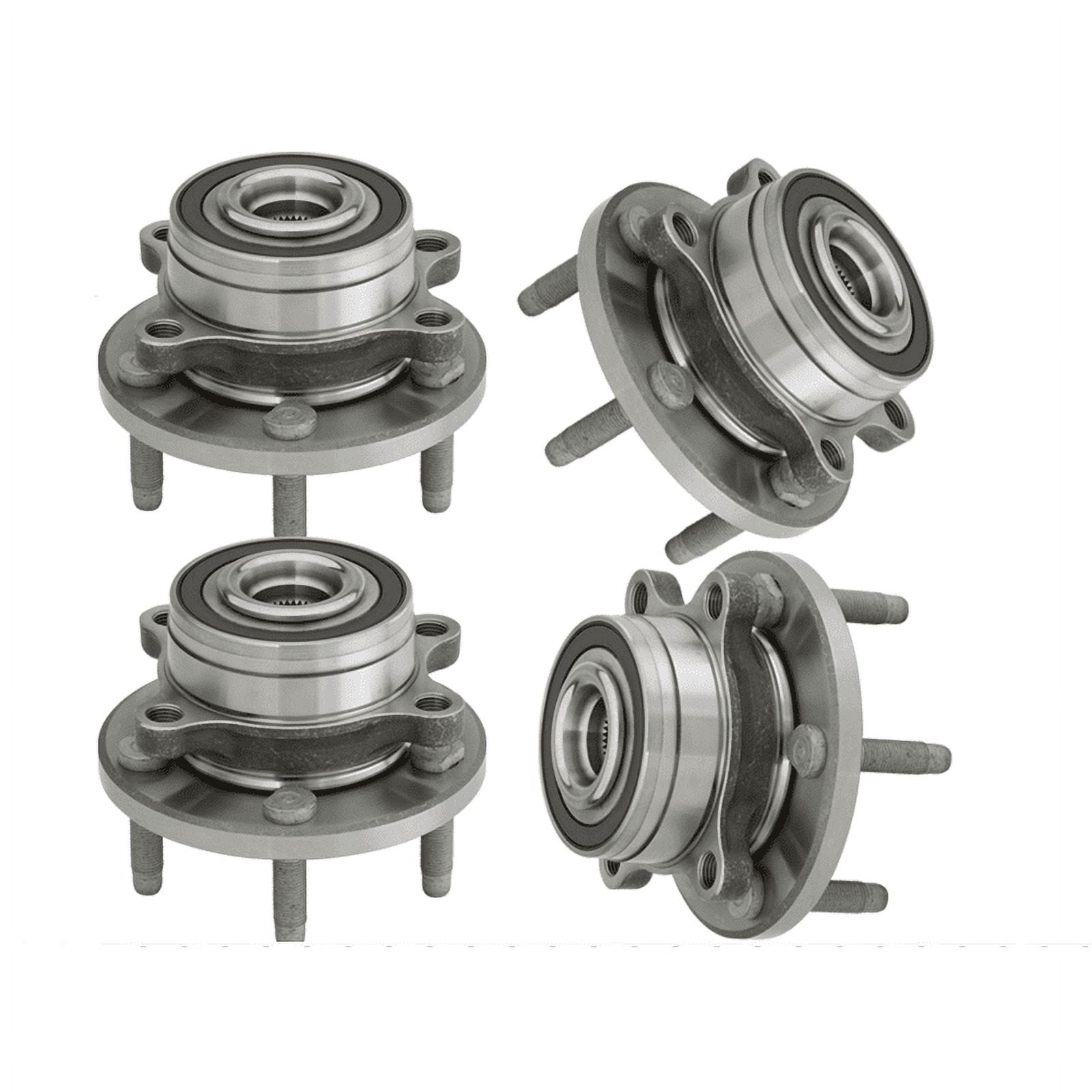 MotorbyMotor 512460 Front Rear Wheel Bearing and Hub Assembly with 5 ...