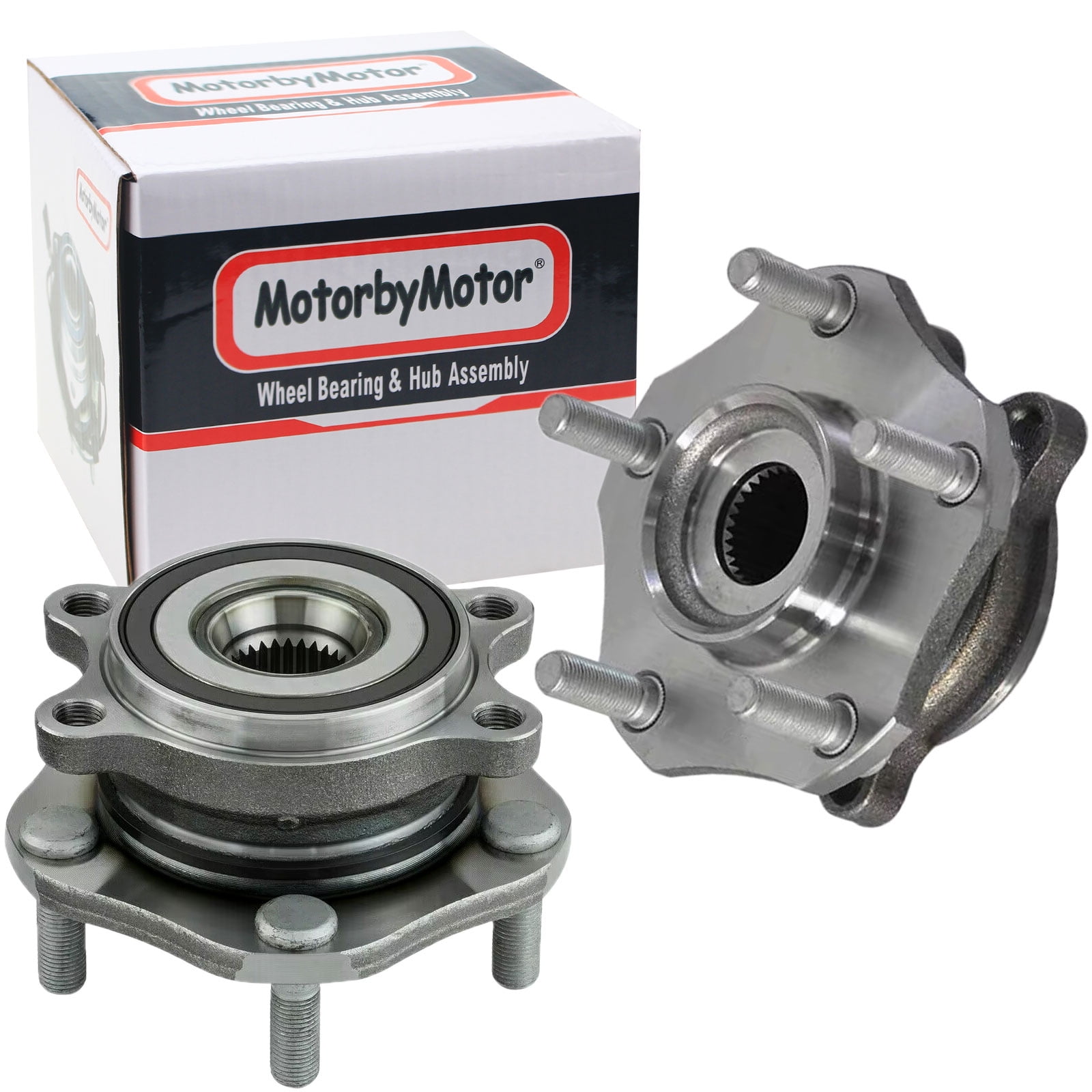 MotorbyMotor 513357 Front Wheel Bearing Hub Assembly Replacement for ...