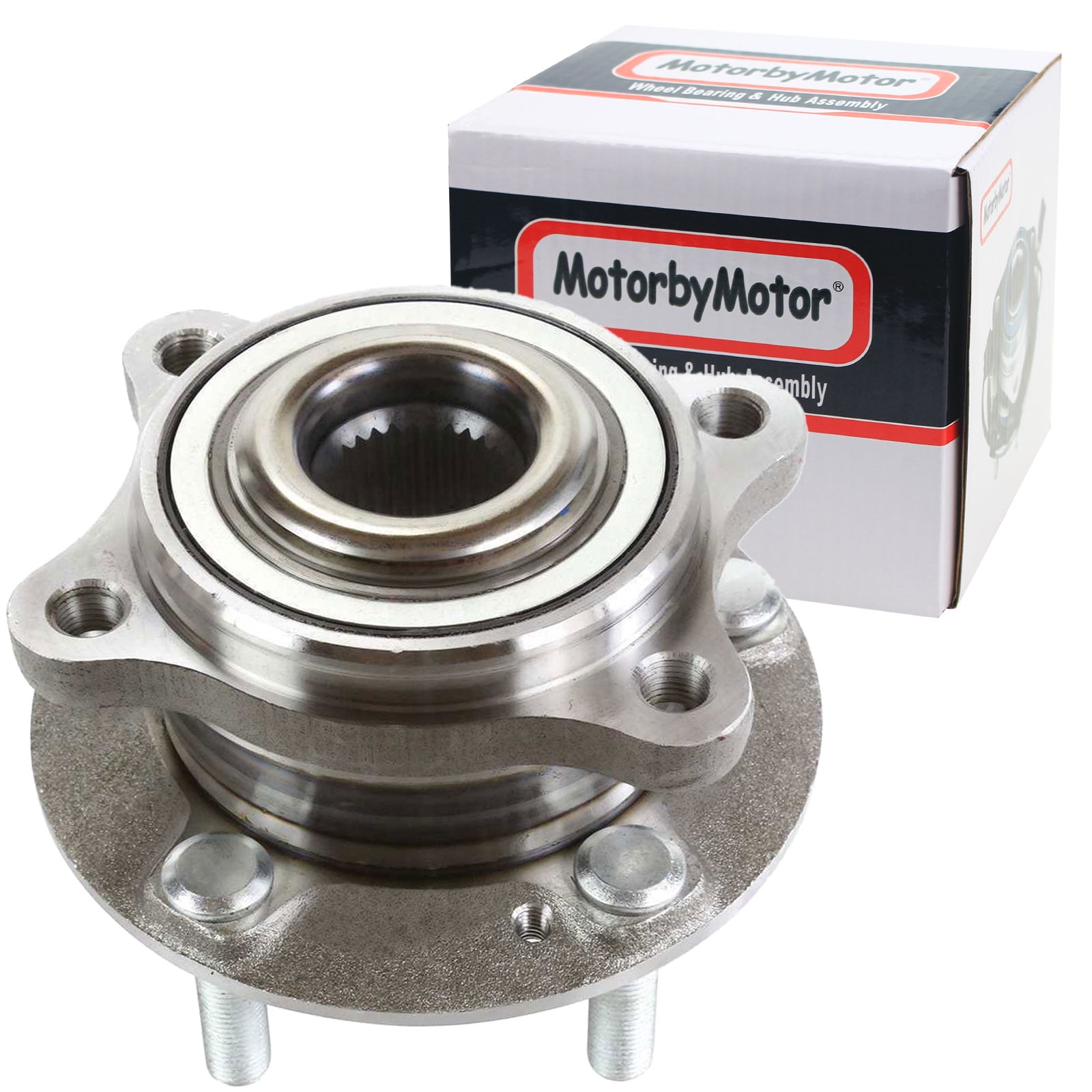 MotorbyMotor (AWD) Rear Wheel Bearing Hub Assembly Fit Hyundai Santa Fe ...